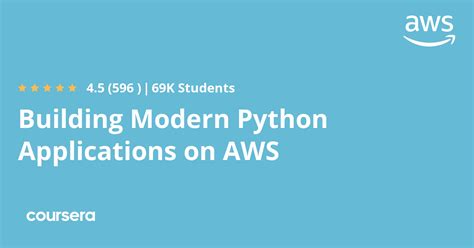 building modern python applications on aws coursera