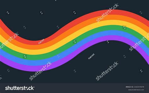 Lgbt Flag Wave Pride Month Stock Vector Royalty Free 2163575079
