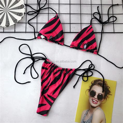 2019 String Thong Swimwear Strips Micro Bikini Girls Buy Swimwear
