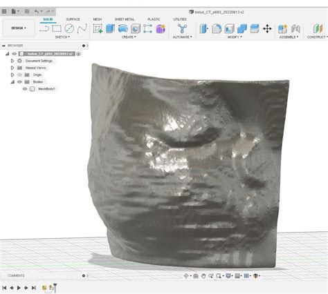 solved mesh to body autodesk community