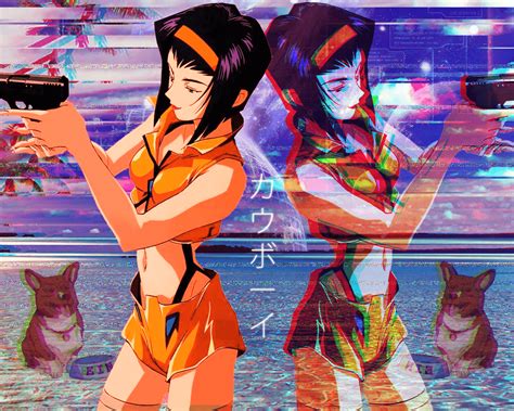 Vaporwave Anime Wallpapers Wallpaper Cave