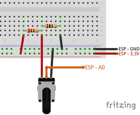 reading analog values with esp8266 arduino analog