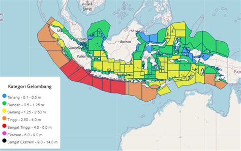 Gelombang Tinggi Hingga 4 Meter Diprediksi Terjadi Di Selat Bali