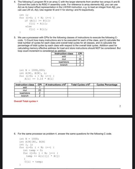 solved 4 the following program fill in an array c with t