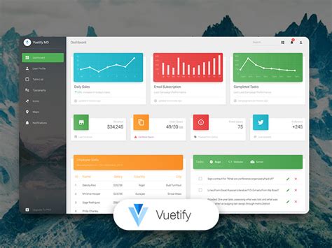 16 great vue js examples and templates dev community