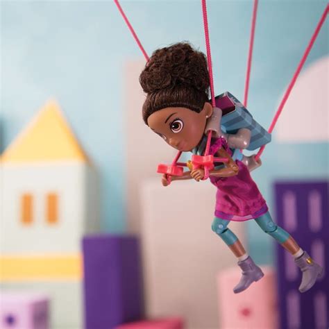 disrupt the pink aisle ruby rails action figure inspires girls