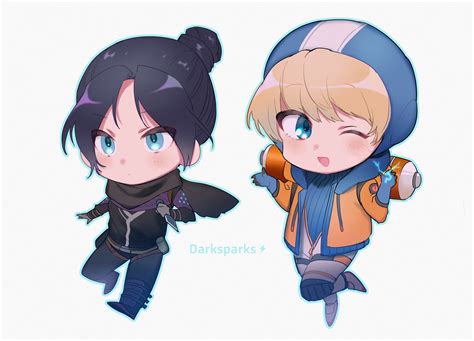 Safebooru 2girls Apex Legends Bangs Black Hair Black Scarf Blonde