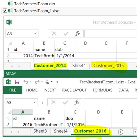 welcome to techbrothersit how to import data from multiple excel