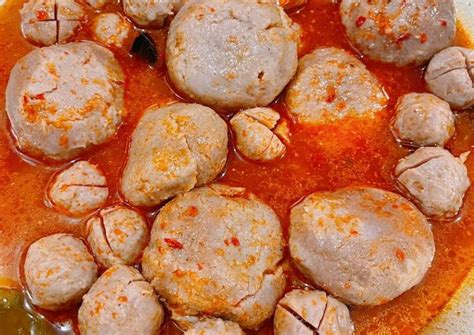 Resep Bakso Kuah Mercon Oleh Heni Absari Cookpad