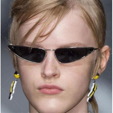 Realstar Brand Designer Vintage Sunglasses For Women Luxury Small Metal