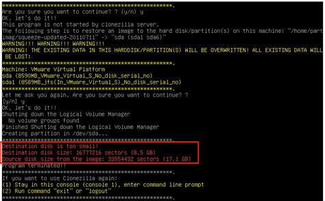 how to fix clonezilla failed to clone on windows 11 10