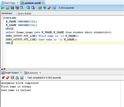oracle database กับ pl sql และเงื่อนไขเบื้องต้น zzzleepinclass