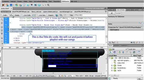 creating a custom html5 mp3 player youtube