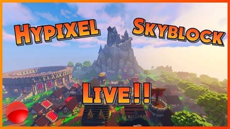 Hypixel Sky Block Live Stream Mil Give Away Youtube