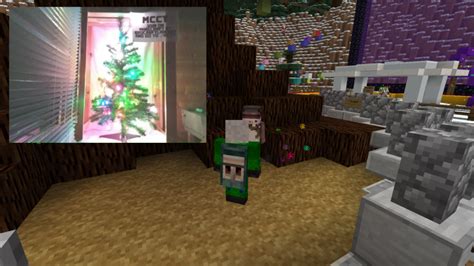 minecraft controlled real world christmas tree noise
