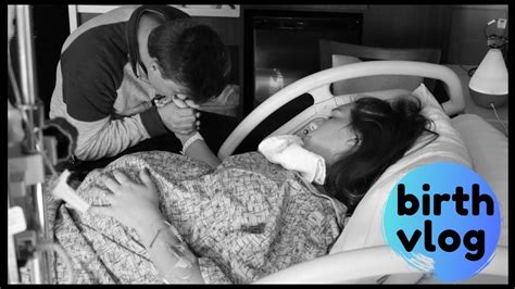 Emotional Live Birth Vlog No Epidural Labor And Delivery Youtube