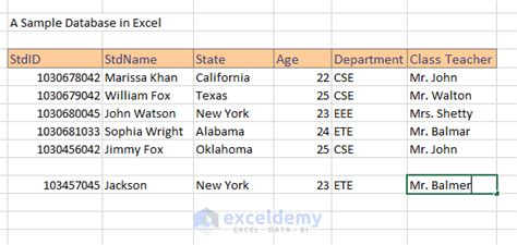 how to create database in excel in 8 easy steps