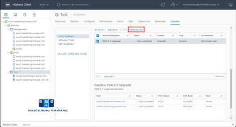 Upgrade Esxi Host Using Update Manager Mastering Vmware