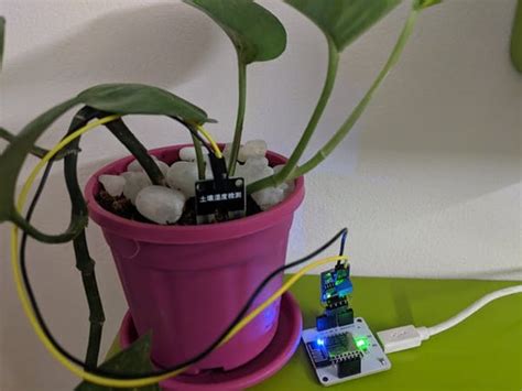 smart garden with iot plant monitoring system