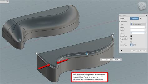 problems creating fillet with variable radius autodesk community
