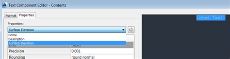 solved apply surface elevation labels along an alignment at set