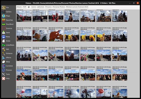 fotoxx an open source app for managing and editing large photo