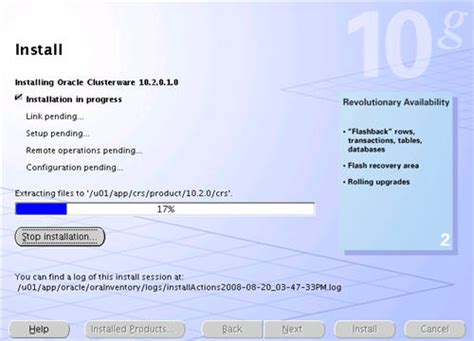 oracle base oracle 10g release 2 rac on rhel4 linux using vmware esx