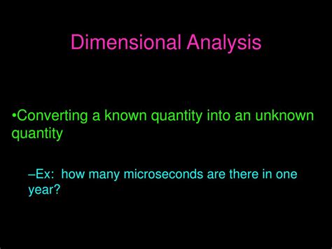 Ppt Dimensional Analysis Powerpoint Presentation Free Download Id