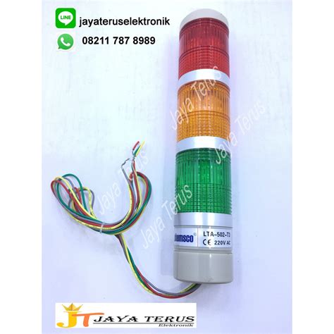 Jual Tower Light 3 Lampu Warning Lamp Buzzer Lampu Peringatan