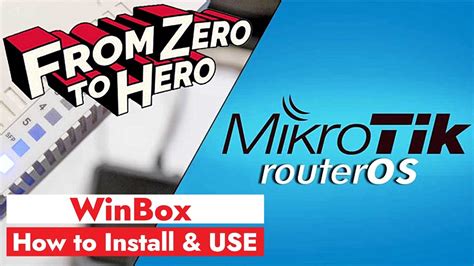 how to install and use winbox for mikrotik with free download link