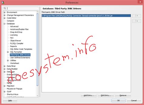 doesystem วิธีการตั้งค่า sql developer ให้เชื่อมต่อ mysql ได้โดย third