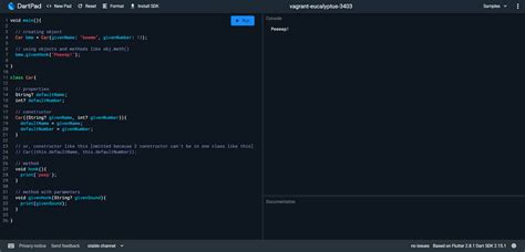 object oriented programming in dart sowmocoding