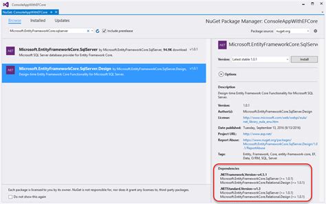 exploring entity framework core 1 0 software consulting intertech