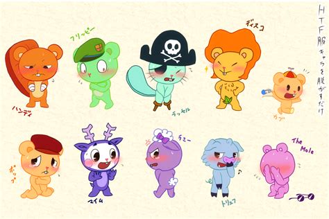 Post 2852450 Cub Disco Bear Flippy Handy Happy Tree Friends Lammy Mime