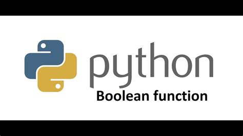 boolean function python for beginners python tutorial python