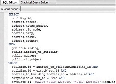example 3 of spatial query on postgresql database download