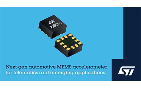 stmicroelectronics unveils next generation mems accelerometer for high