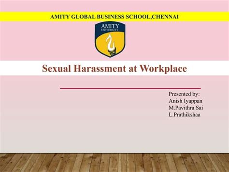 The Prevention Of Sexual Harassment Posh At Workplace Act Of India