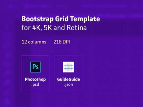 bootstrap grid template for photoshop freebiesbug