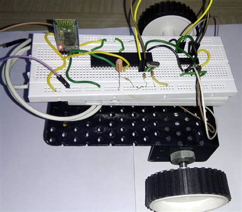 android controlled robot using 8051 microcontroller at89s52