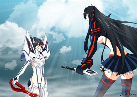 Artstation Satsuki Kiryuin Vs Ryuko Matoi Confrontation