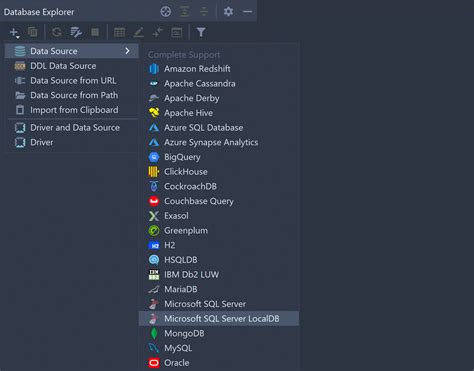 datagrip sql server gui tool