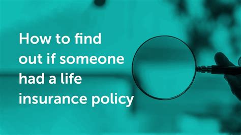 How To Find Out If Someone Had A Life Insurance Policy Quotacy Qanda