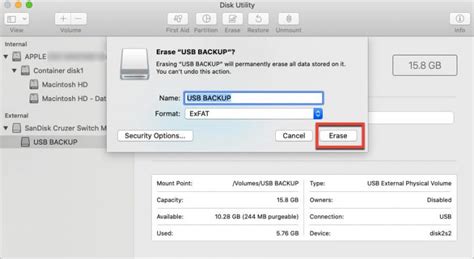 fix “the disk you inserted was not readable by this computer” on mac