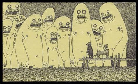Don Kenn Illustration 20 John Kenn Monster Drawings Drawn On Post It