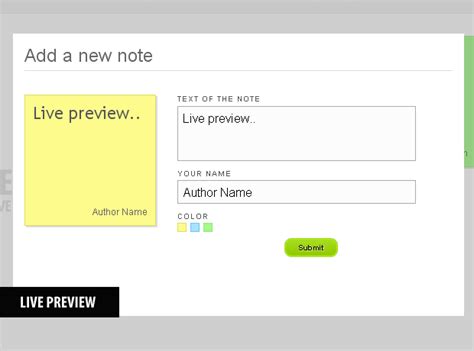 ajax enabled sticky notes with php and jquery tutorialzine
