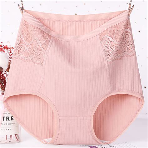Qolati Womens Seamless Underwear Cotton Bikini Panties Lace Trim Soft