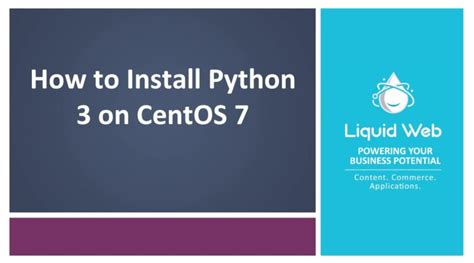 how to install python3 on centos 7