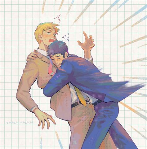 Reigen Arataka And Serizawa Katsuya Mob Psycho 100 Drawn By Kay Tee