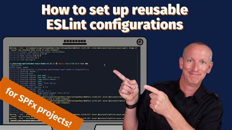 how to set up reusable eslint configs for spfx projects